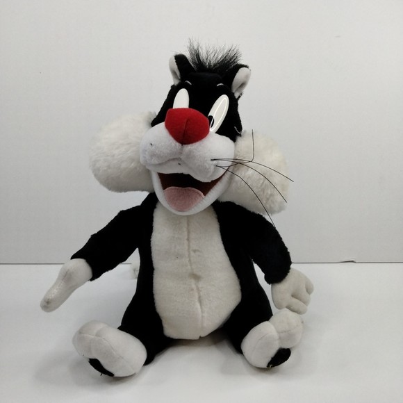 Warner Bros. | Toys | Vtg Sylvester The Cat Talks Plush Toy Stuffed ...